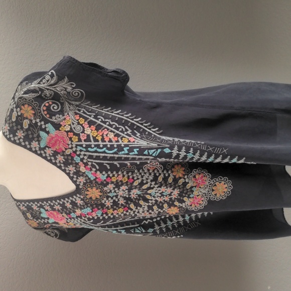 Johnny Was | Tops | Johnny Was Embroidered Top | Poshmark